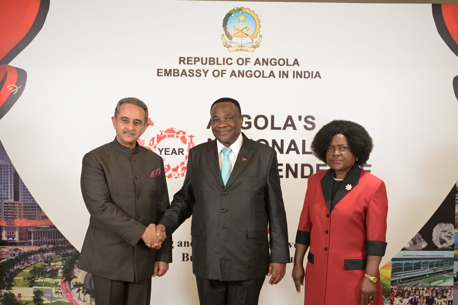 Encerrou este sábado a Semana de Angola na Índia promova pela Embaixada ...
